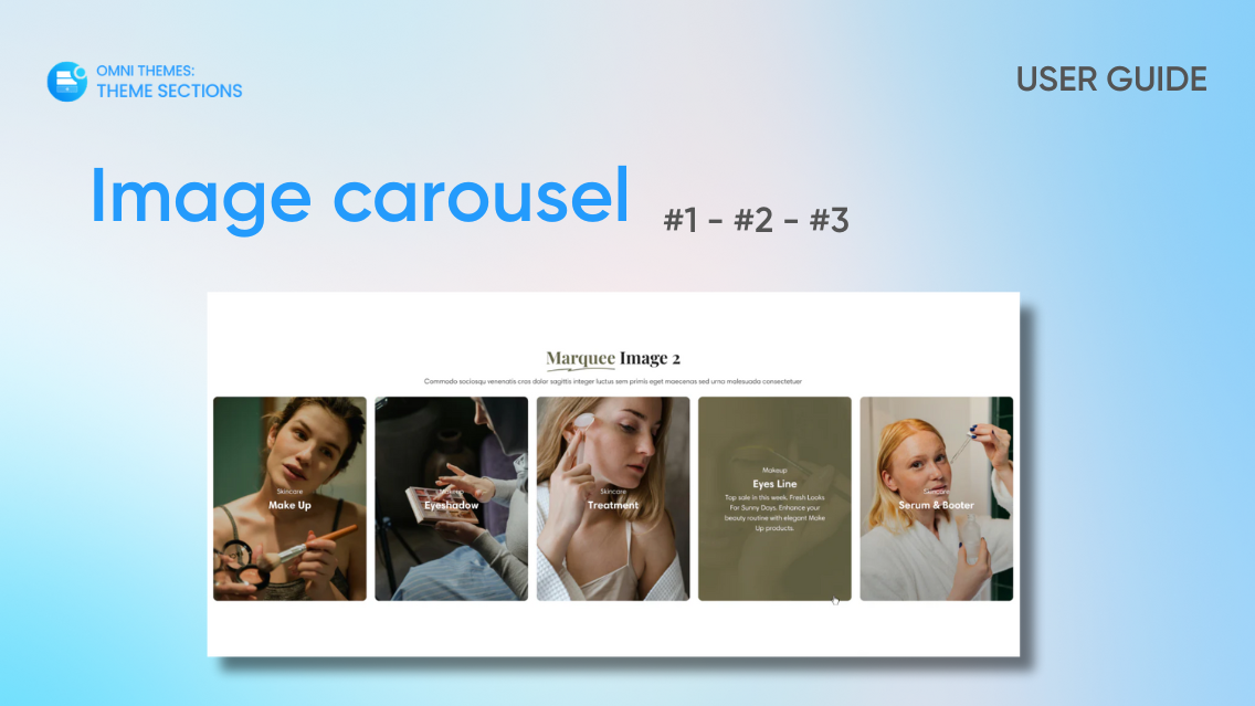 Image carousel – Omni Themes Support Center